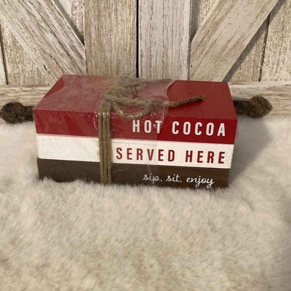Target | Holiday | Target Bp 222 Hot Cocoa Stacked Books Decor | Poshmark